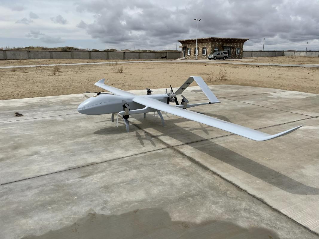 HS101A-VT-6900 VTOL enorme UAV carga 50KG 5 horas de vuelo Vtol UAV de ...